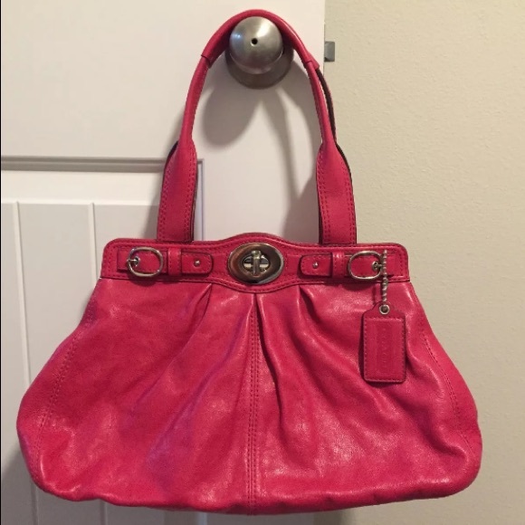 Coach | Bags | Coach Hot Pink Garnet Satchel | Poshmark